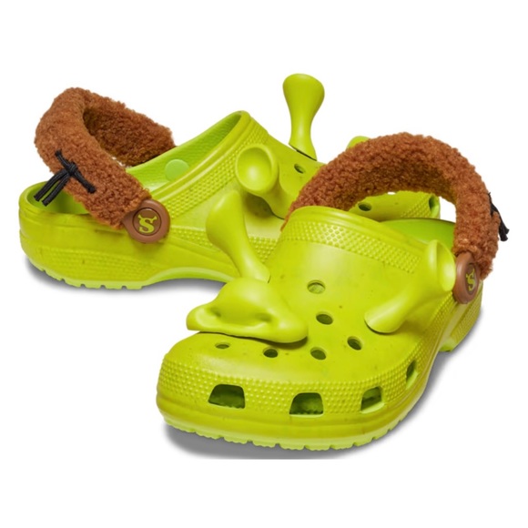 CROCS | Shoes | New Crocs Shrek Classic Dreamworks Clog Lime Green Mens ...